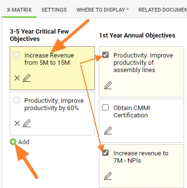 How to create a new Strategy deployment X-matrix