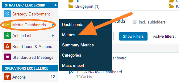 How to create a new metric