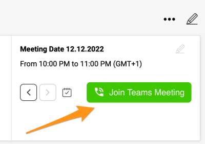 Add Live Button to Online Meeting